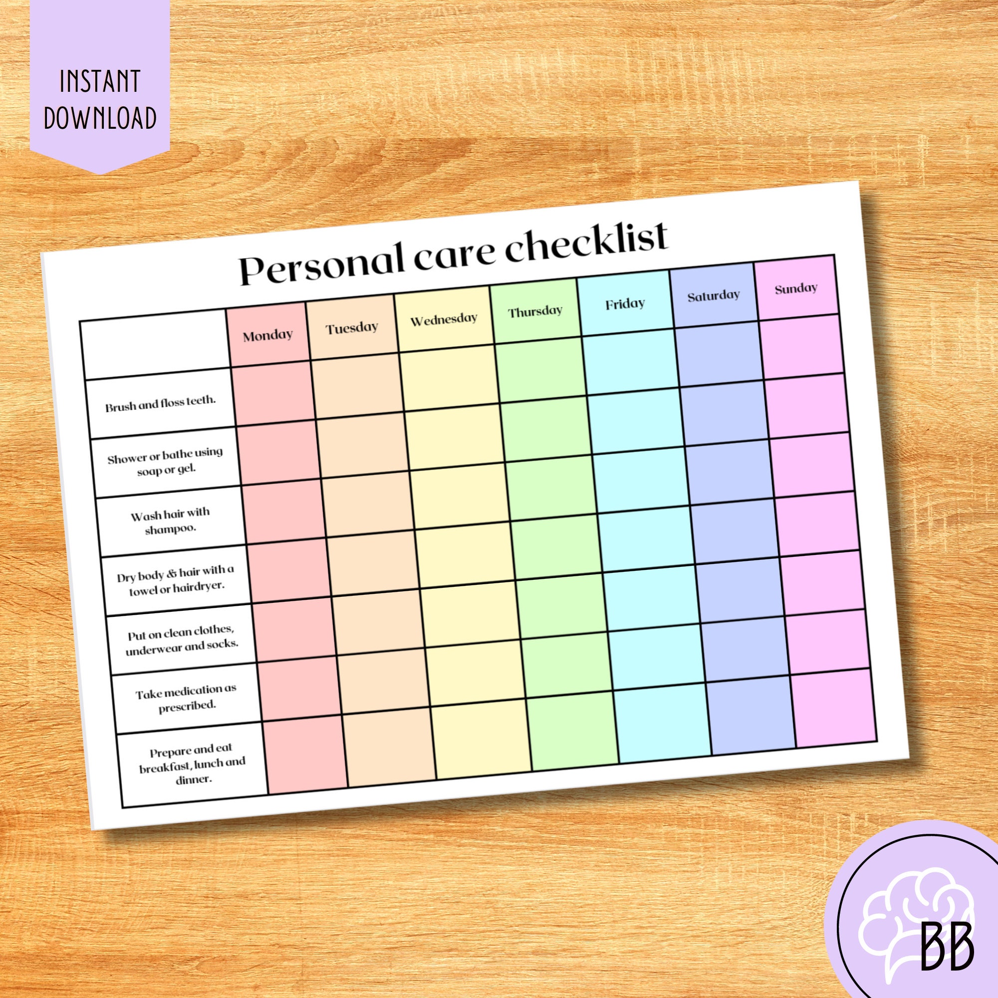 Caregiver Log, Stay Organized With Printable Dementia Care Checklist ...