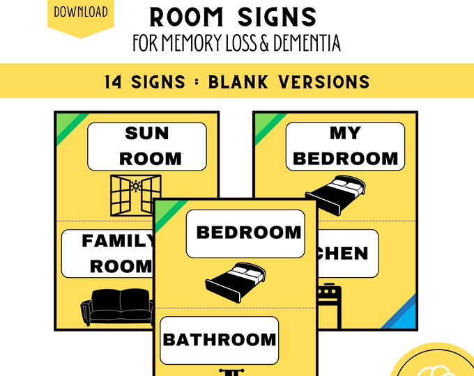 Dementia Door Sign, Memory Care Door Sign, About Me, Alzheimers ...