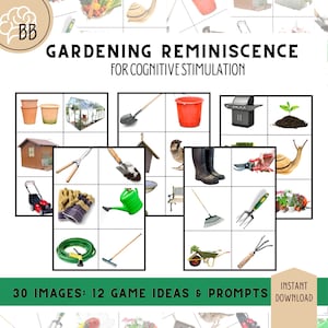 Dementia Garden Reminiscence Activity Product, Memory Game Ideas ...
