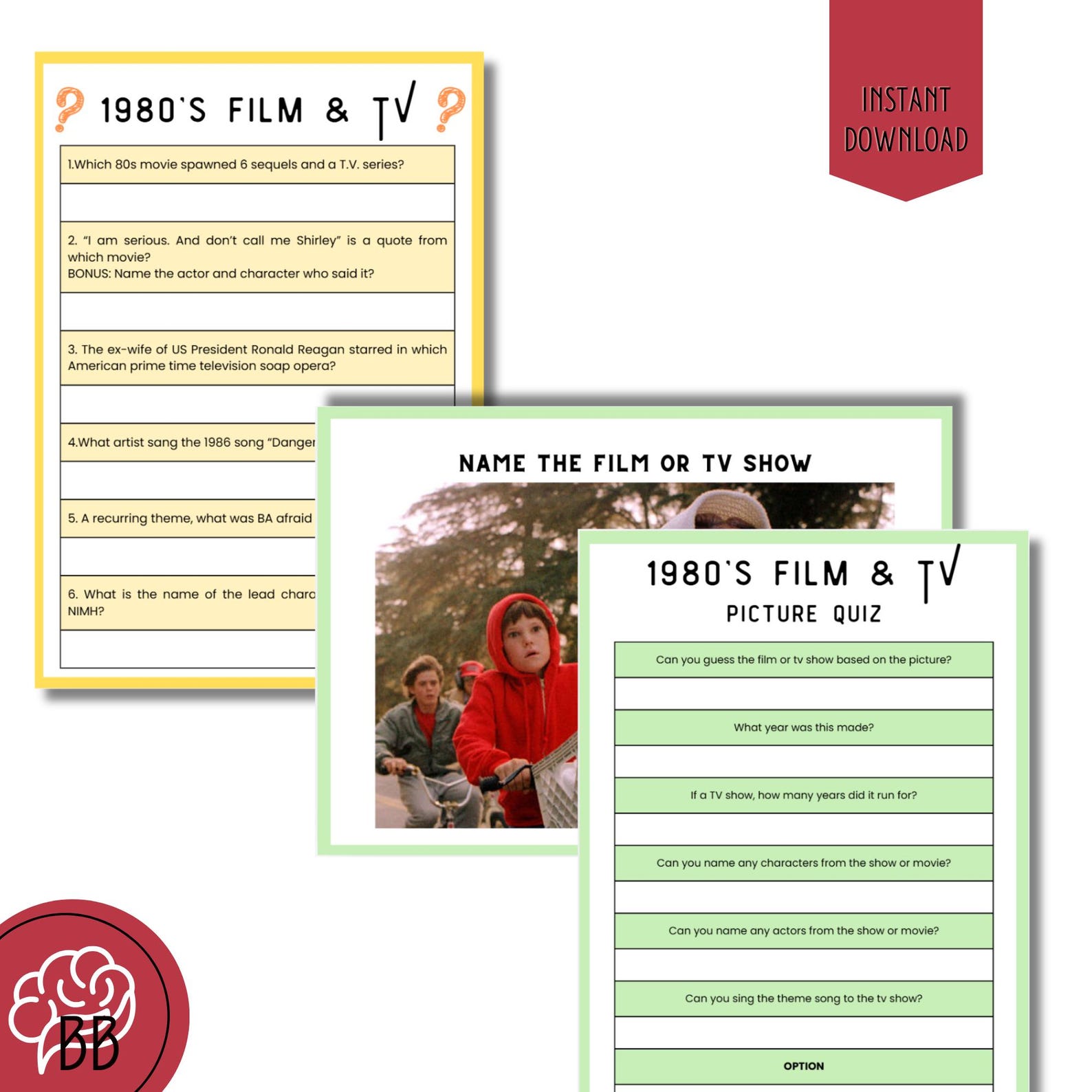 Dementia Friendly 1980's Activity Games Pack, Quiz, Music, Film and ...