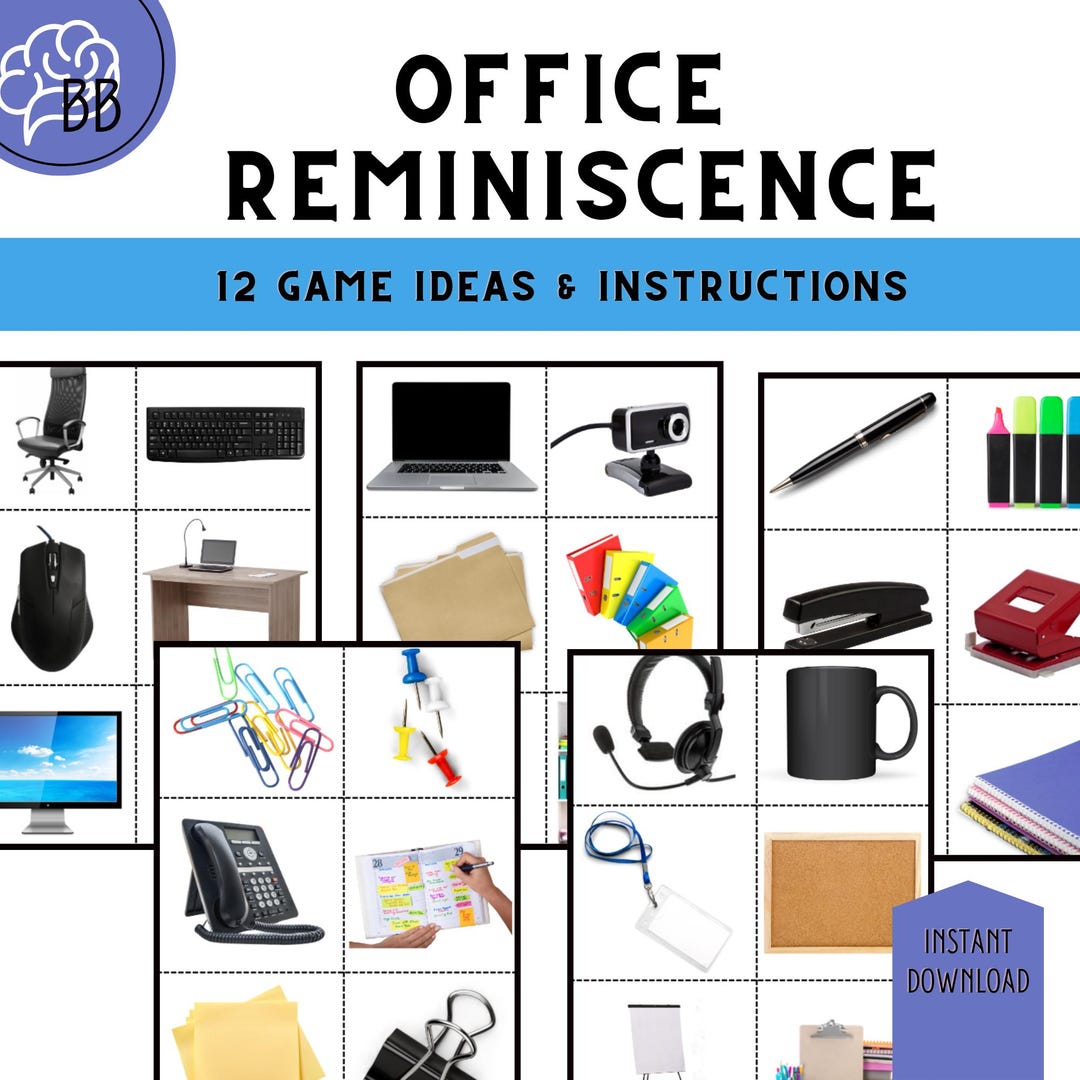 Dementia Reminiscence Activity Product, Memory Game Ideas, Dementia ...