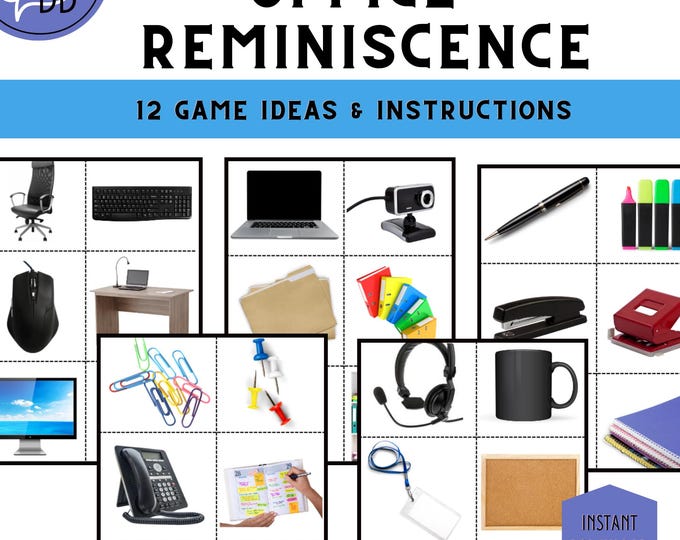 Matching Game, Printable Dementia Memory Care Game for Seniors, Memory ...