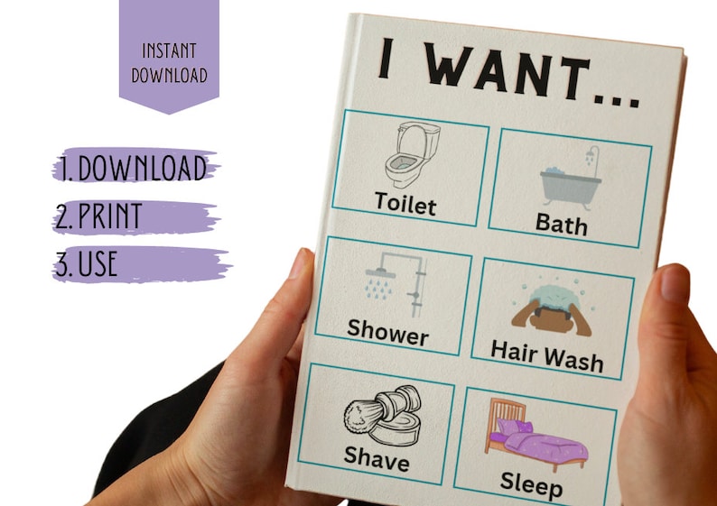 Communication Cards, Communication Board, Dementia Cards, Printable ...