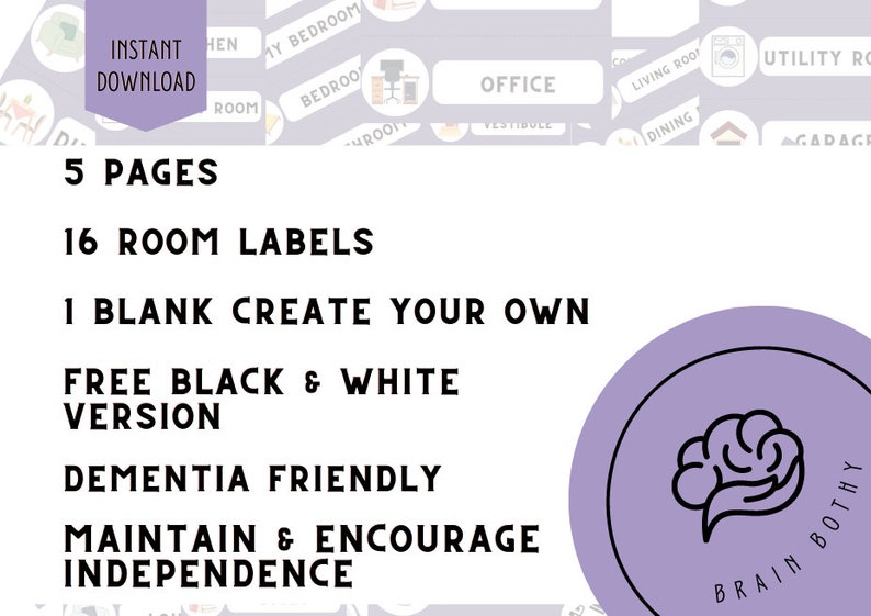 Dementia Room Sign Dementia Store Dementia Aid Dementia - Etsy