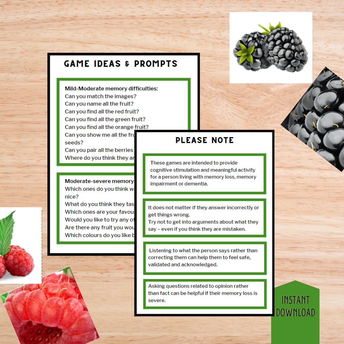Fruit Games for Memory Loss, Dementia, Simple Fun Social Activity ...