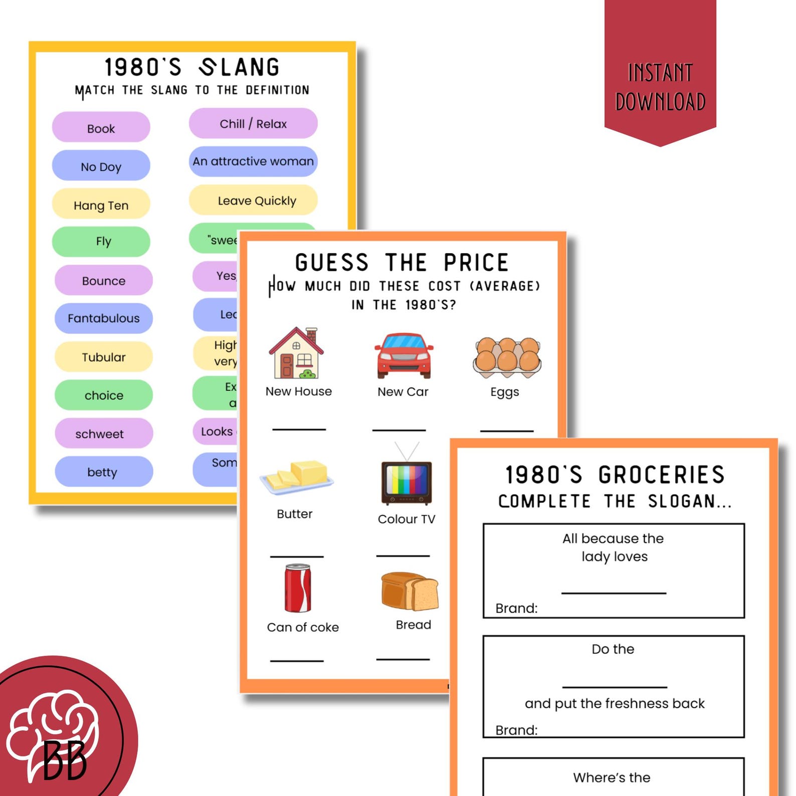 Dementia Friendly 1980's Activity Games Pack, Quiz, Music, Film and ...