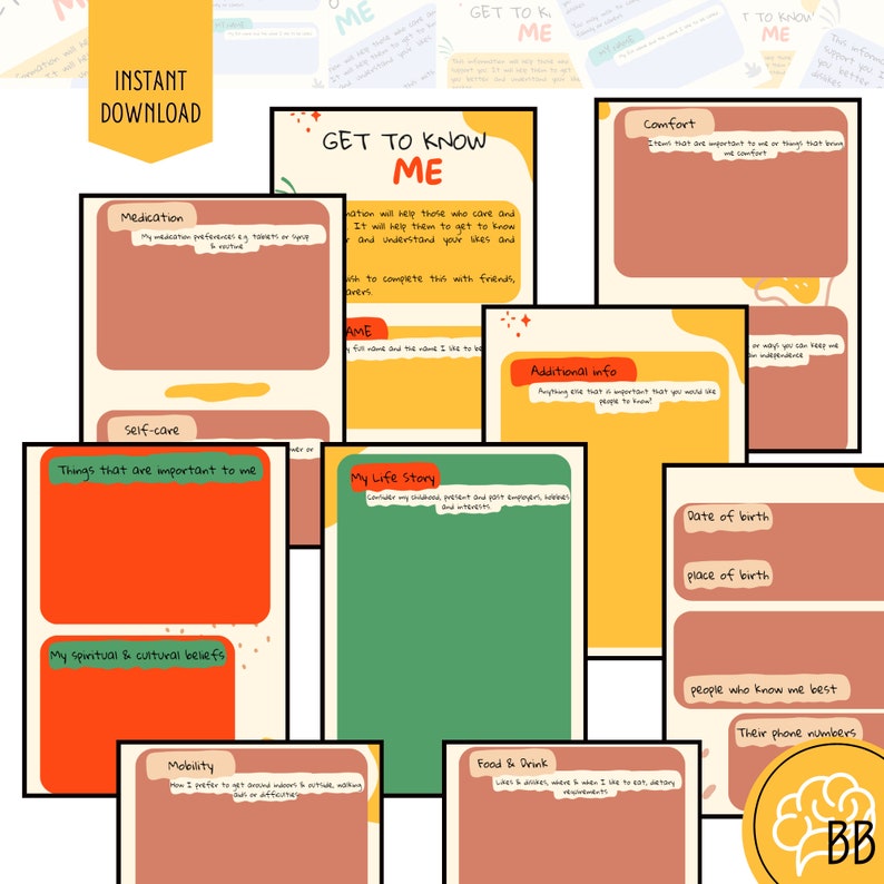 Memory Book Activity for Dementia, Alzheimer's - Life Story Prompts to ...