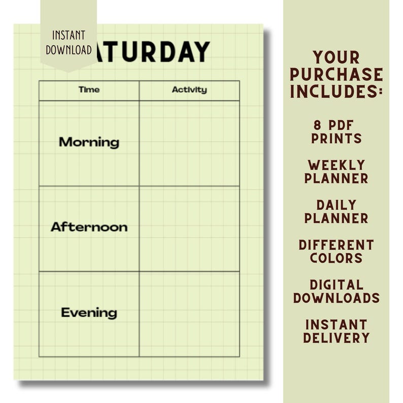 Dementia Weekly Routine Planner | Daily Schedule & Reminder Board ...