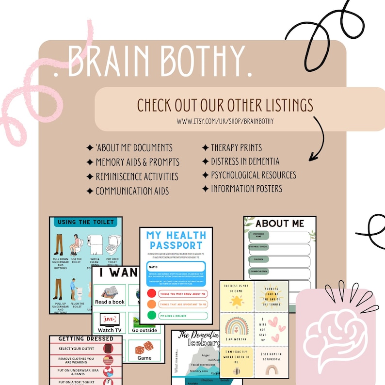 Dementia Friendly Photo Album Template: Memory Keeper (canva Editable ...