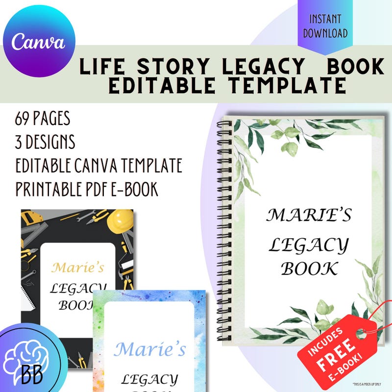 Dementia Legacy Book - Etsy