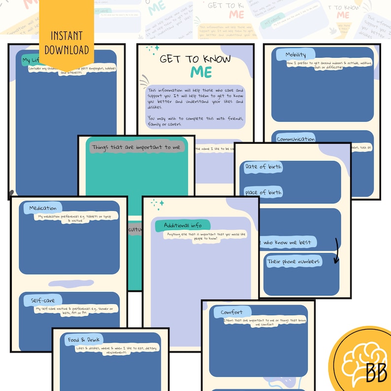 Memory Book Activity for Dementia, Alzheimer's - Life Story Prompts to ...