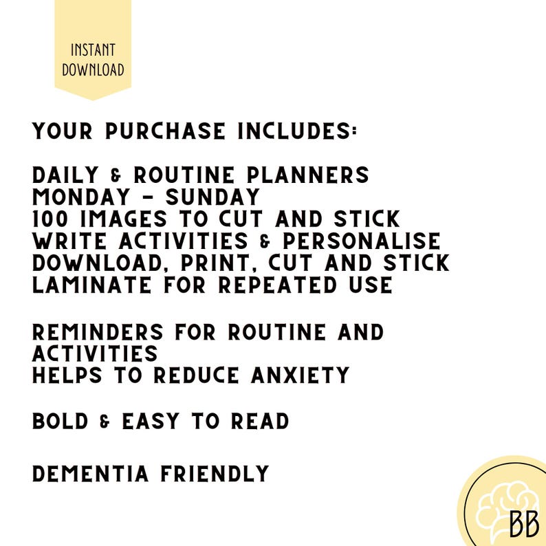 Dementia Daily Routine Planner: Caregiver Activity Cards (PDF) - Etsy