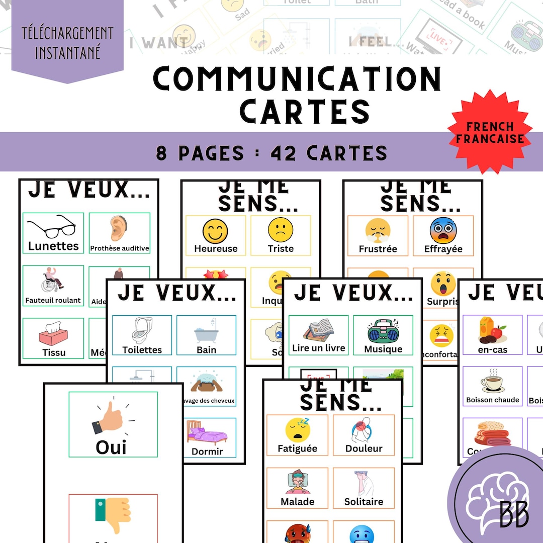 Cartes De Communication Sur La Démence - Flashcards Imprimables Pour L ...