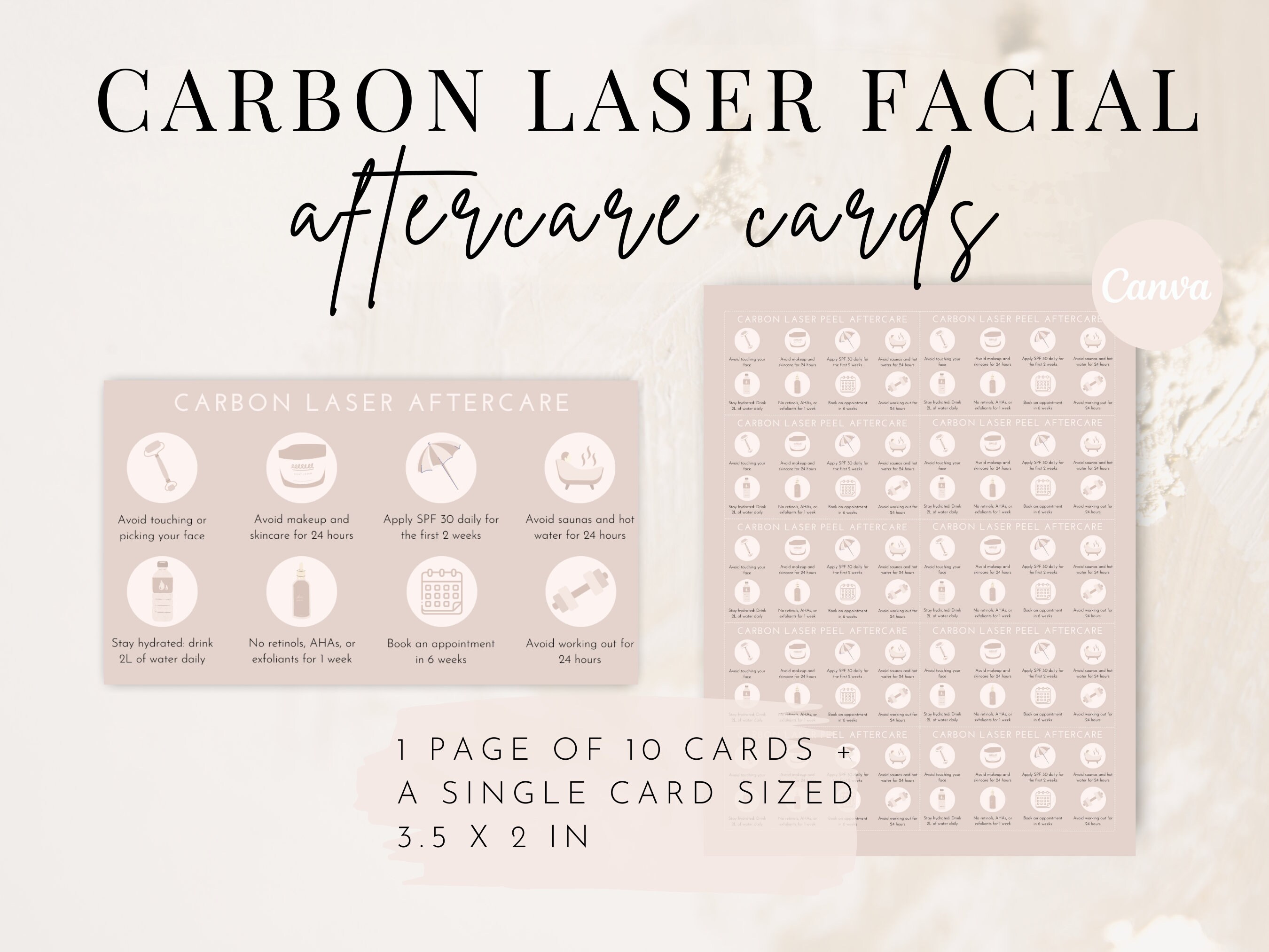 Editable Carbon Laser Peel Consent Form Bundle, Carbon Laser Facial ...