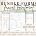 Editable Facial Skin Analysis Form, Esthetician Forms Face Mapping ...