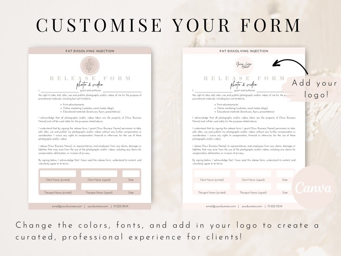 Editable Semaglutide Bundle Forms Template, Weight Loss Business ...