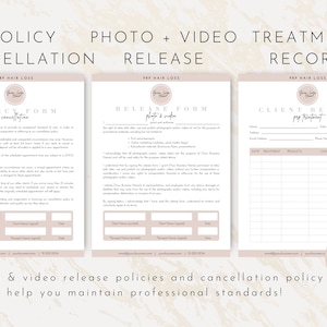 Editable PRP Injection Hair Loss Consent Intake Forms, Platelet Rich ...