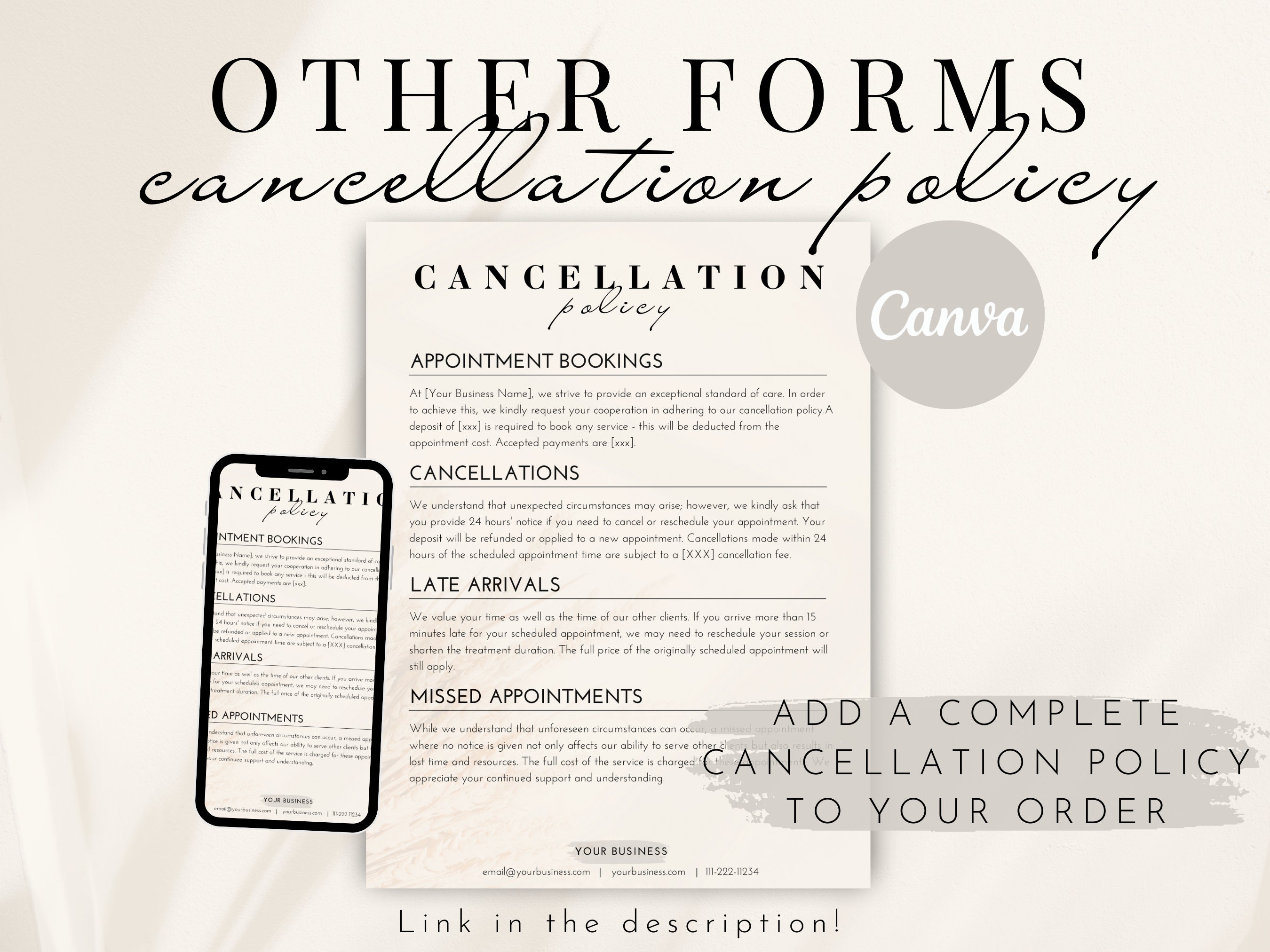 General Liability Waiver Template, Liability Form Agreement, Liability ...