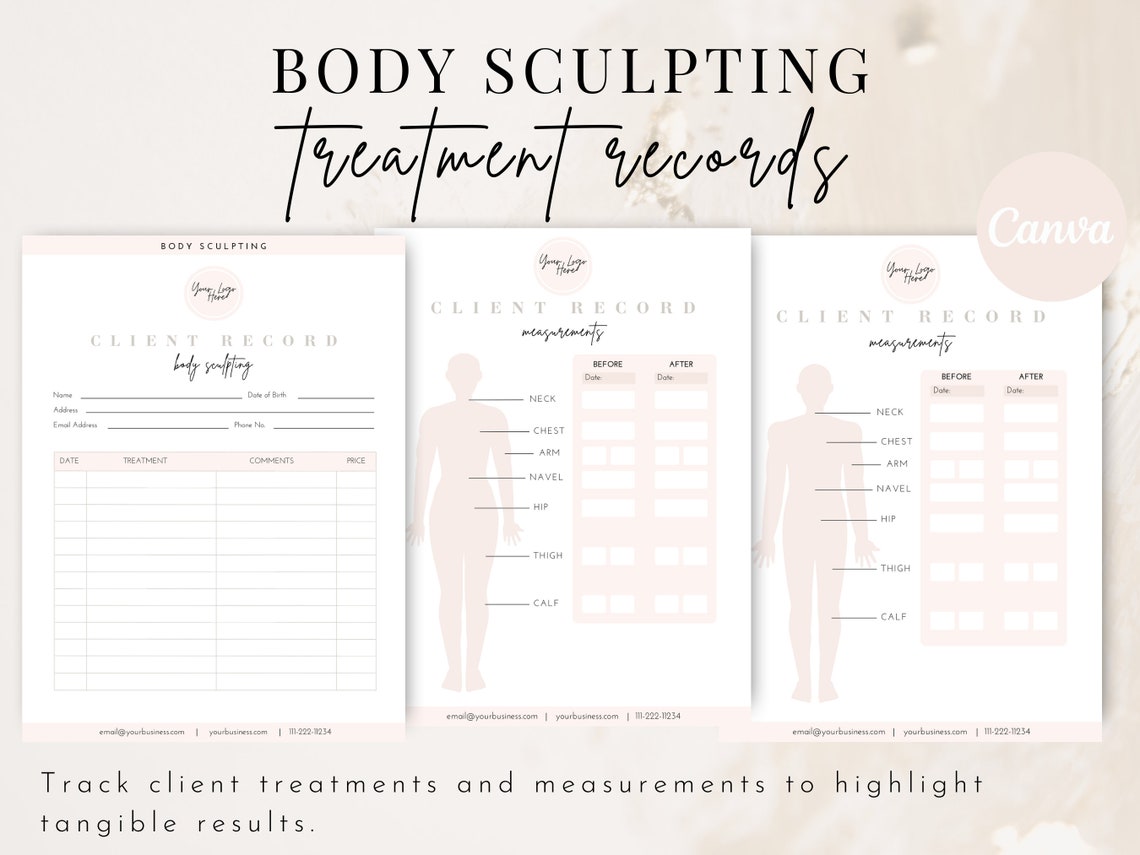Editable Body Sculpting Ultrasound Cavitation Consent Intake Forms ...