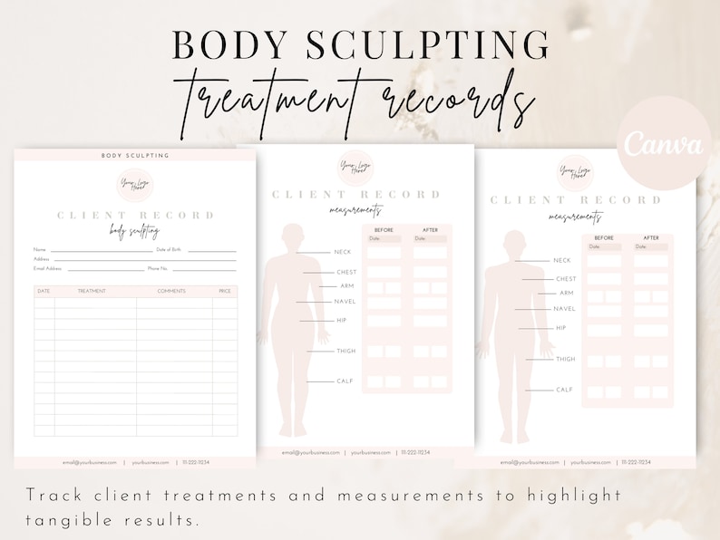 Editable Body Sculpting Ultrasound Cavitation Consent Intake Forms ...