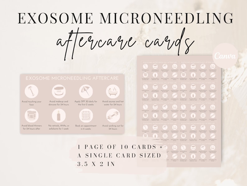Editable Exosome Facial Microneedling Consent Forms Bundle, Exosome ...
