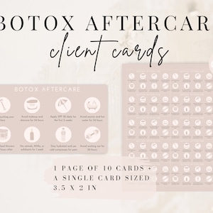 Editable Botox Neurotoxin Consent Intake Form, Botox Pre + Aftercare ...