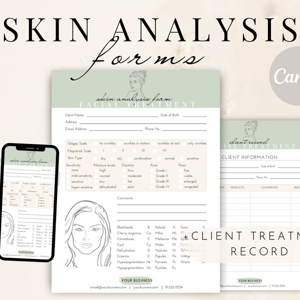 Skin Analysis Form - Etsy
