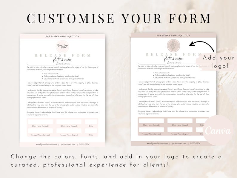 Editable Vacuum Butt Lift Therapy Consent Forms, Printable Vacuum ...