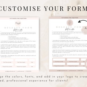 Editable PRP Injection Hair Loss Consent Intake Forms, Platelet Rich ...