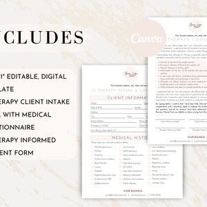 IV Therapy Consent Form, Intravenous Therapy Client Forms, Iv Infusion ...