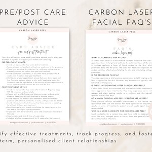 Editable Carbon Laser Peel Consent Form Bundle, Carbon Laser Facial ...