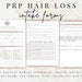 Editable PRP Injection Hair Loss Consent Intake Forms, Platelet Rich ...