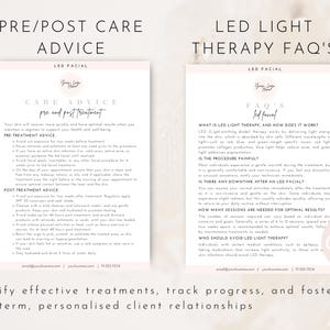 Editable LED Red Light Therapy Consent Forms, Printable Light Emitting ...