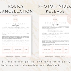 Editable LED Red Light Therapy Consent Forms, Printable Light Emitting ...