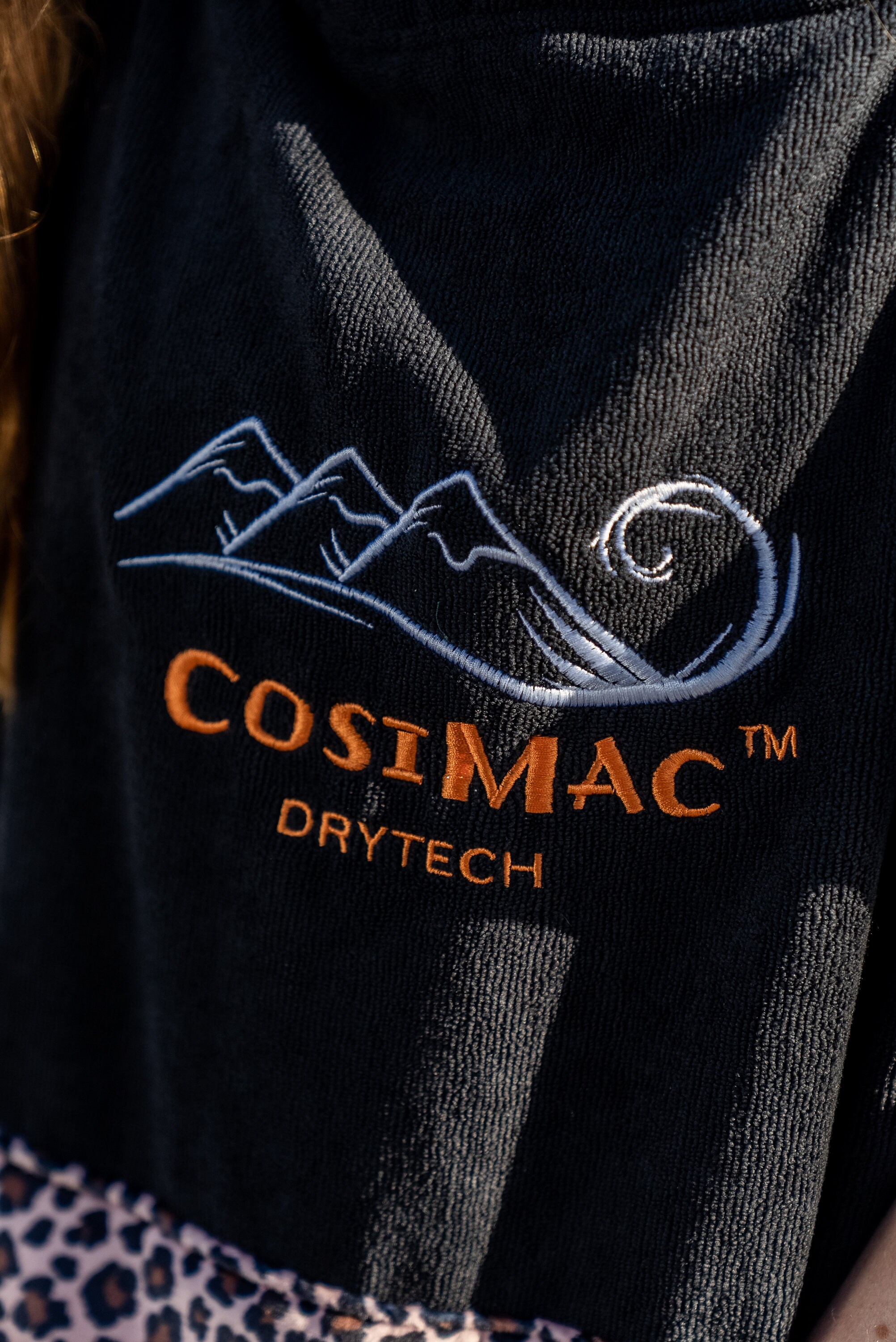 Cosimac Hooded Poncho Towel - Leopard Print - Fast Drying Lightweight ...