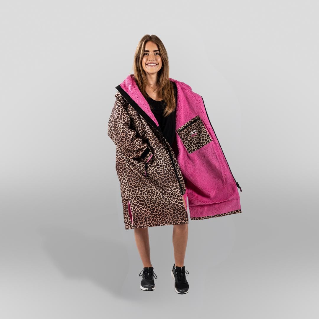 Cosimac Leopard Print - Pink Edition - Waterproof Changing Robe ...