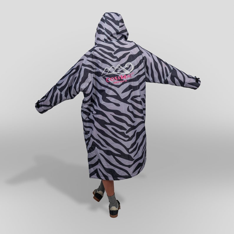 Cosimac Cosirobe2 Zebra Print Super Warm Waterproof Outdoor Changing ...