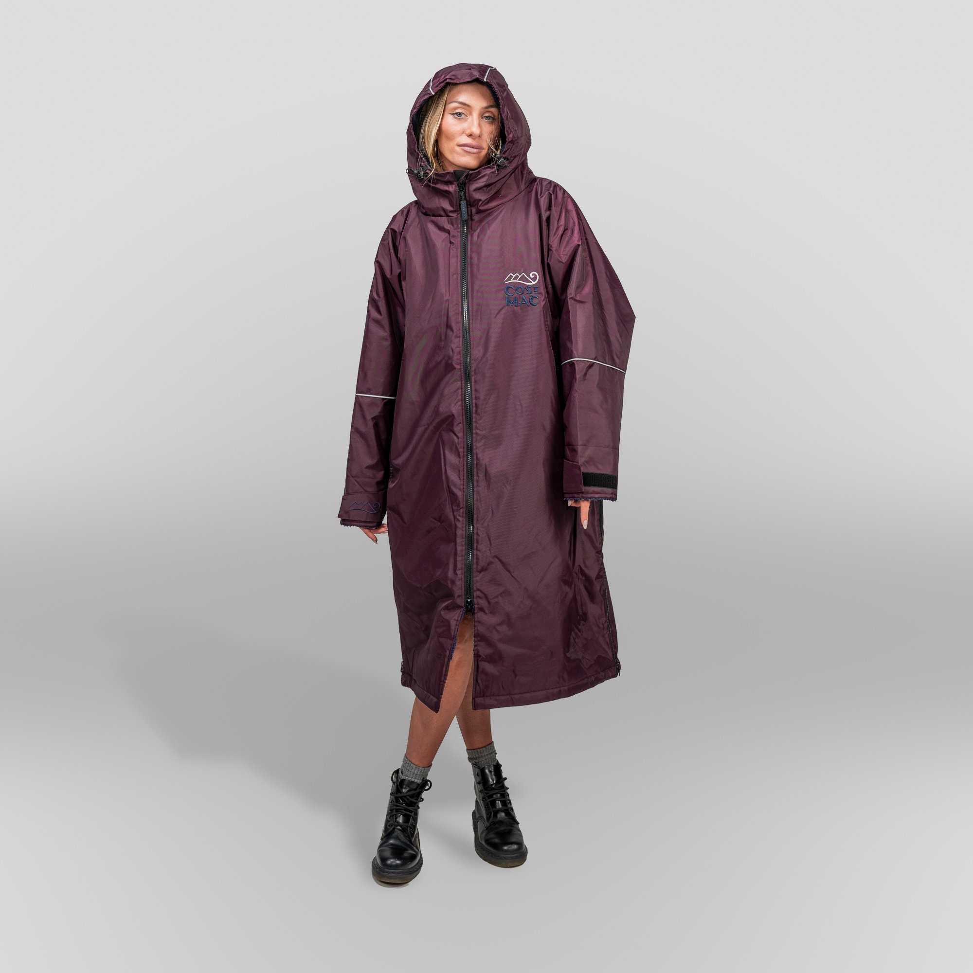 Cosimac Cosi Robe FLEX Dark Red Super Warm Waterproof Outdoor Changing ...