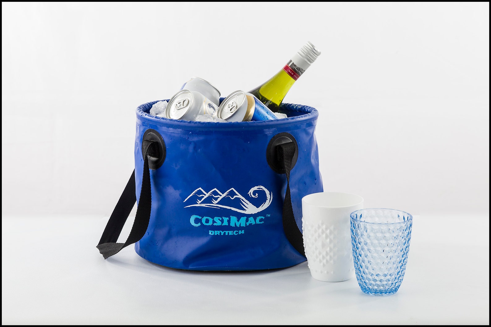 Cosimac Collapsible 13L Bucket Bag Portable Folding Waterproof Beach ...