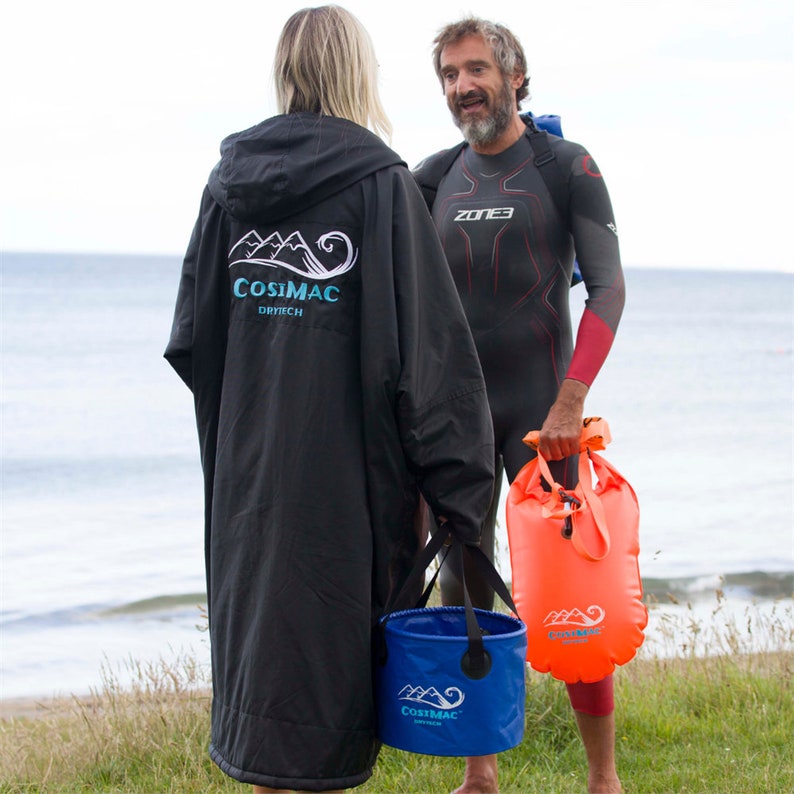 Cosimac Collapsible 13L Bucket Bag - Portable Folding Waterproof Beach ...