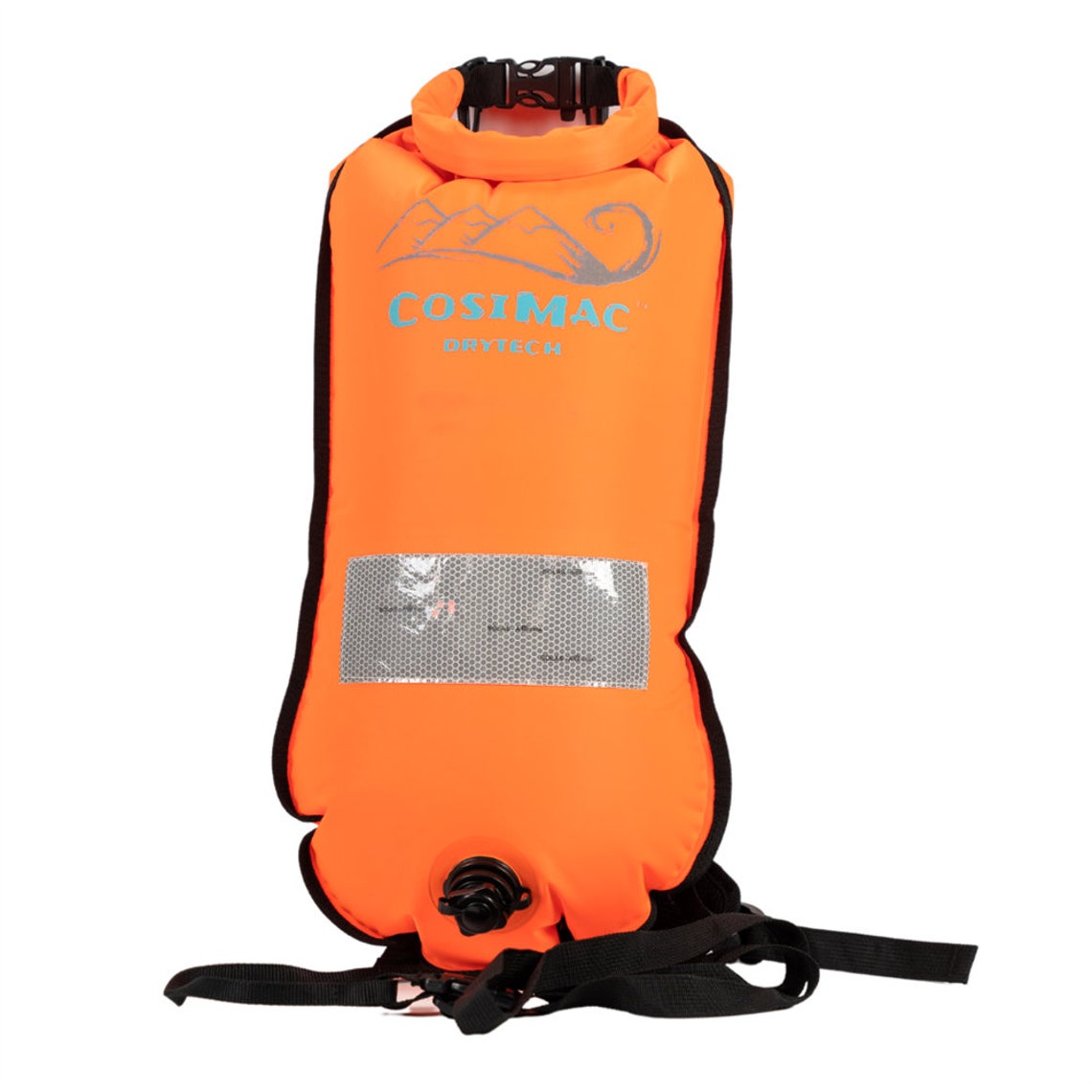 Cosimac 28L Inflatable Back Pack Buoy Bag Swim Float for Open Water and ...