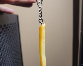 Handmade Crochet French Fries Keychain - Etsy