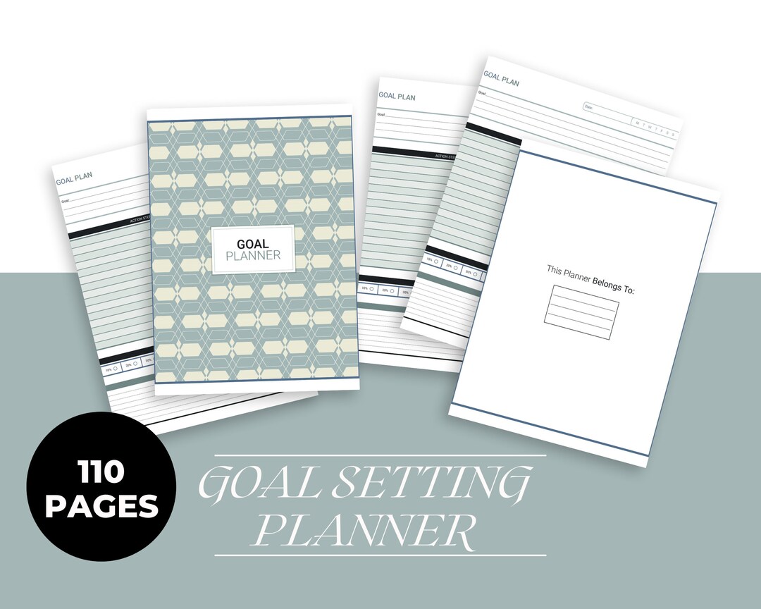 Goal Setting Planner Printable Template - Goal Setting Planner ...