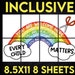 Inclusive Editable Rainbow Poster - Poster for Schools - Editable ...