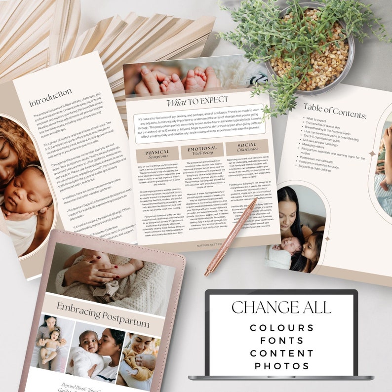 Postpartum Doula Handouts, Postpartum Planning, Postpartum Handbook for ...