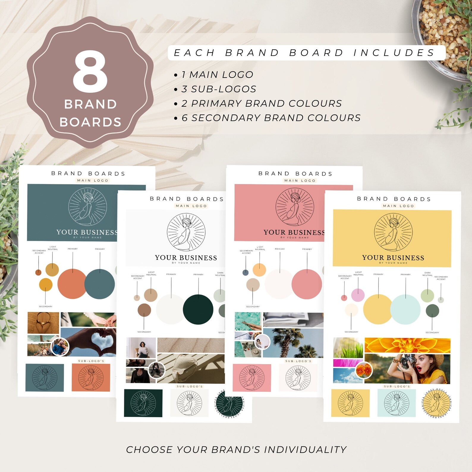 Doula Logo and Brand Board, Branding Kit Doula Business Logo, Doula ...