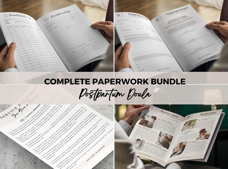 Postpartum Doula, Complete Paperwork Business Bundle, Start-up ...