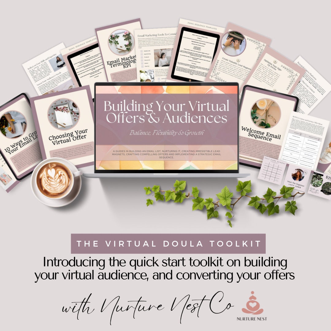 Doula Marketing, Virtual Doula Offer, Email Marketing, Doula Course ...