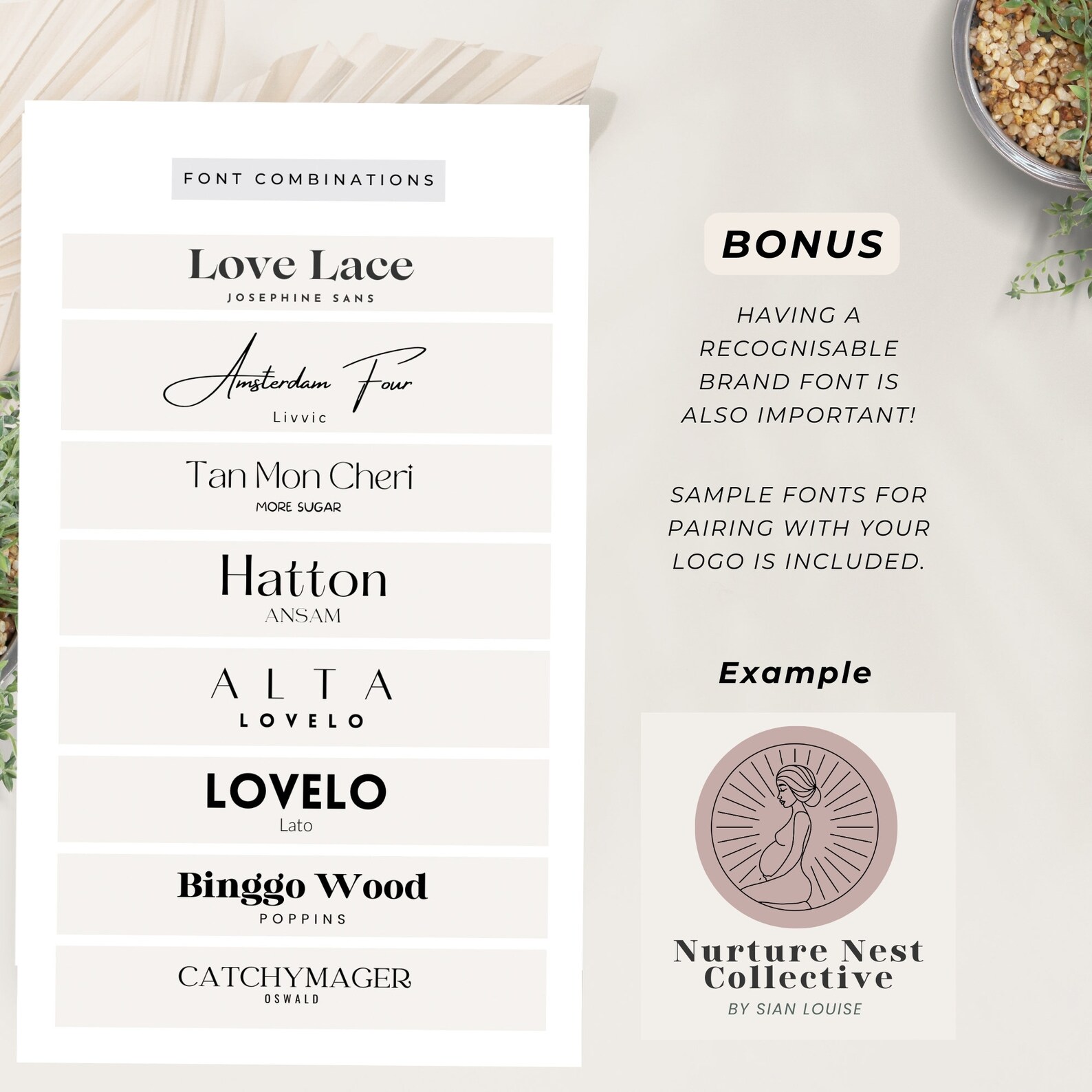 Doula Logo and Brand Board, Branding Kit Doula Business Logo, Doula ...