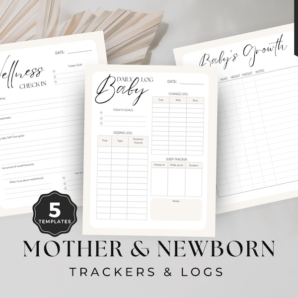 Diaper Change Log - Etsy